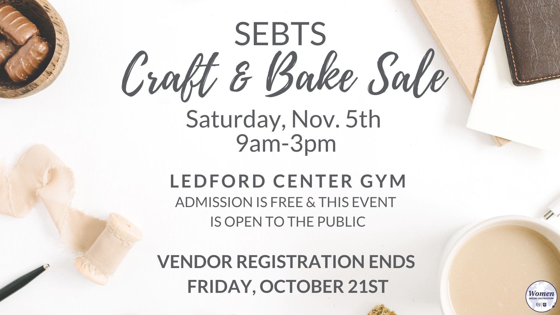 Craft Bake Sale Vendor Form Now Open Around Southeastern